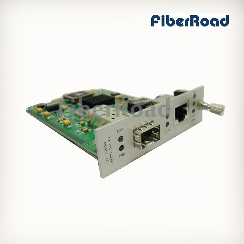 10/100/1000M SFP Fiber Media Converter Card for 2U 16 Slots Chassis