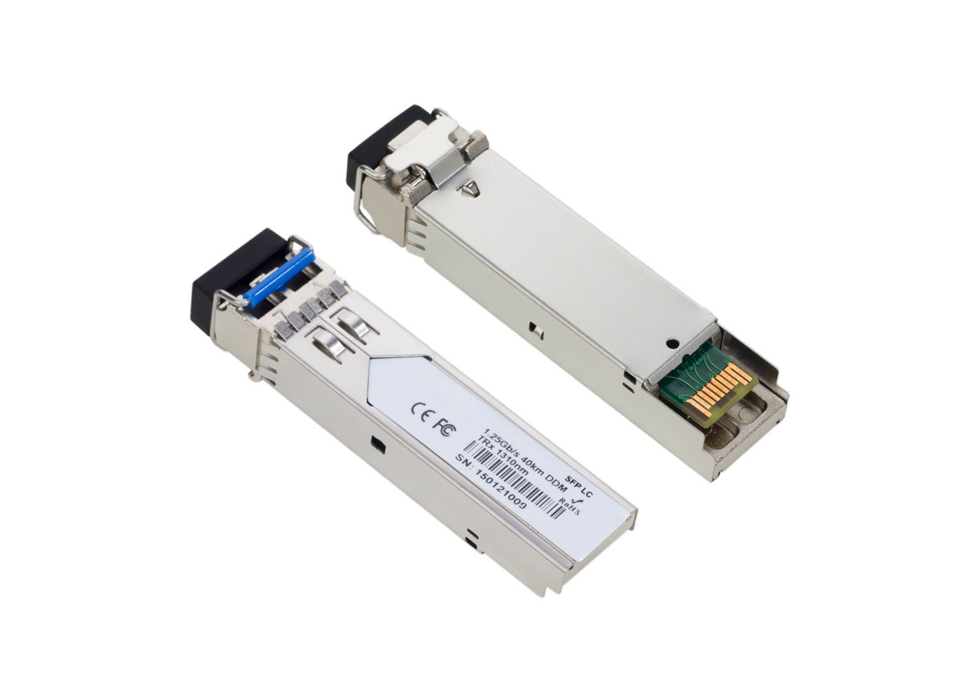 1.25G Single Mode SM SFP 1310nm 40KM Transceiver Multi Vendor MSA ...